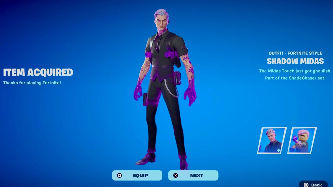 Buying The SHADOW MIDAS Skin!! (Fortnite) - YouTube