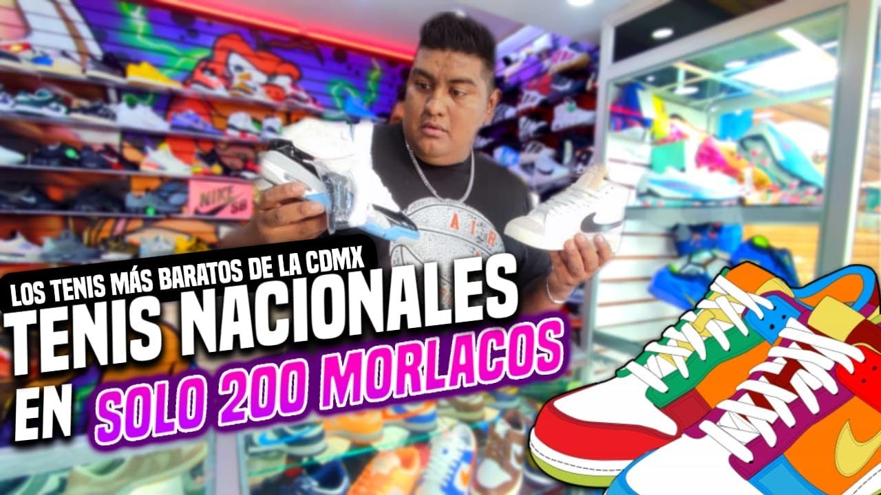 Éstos Si Son Los Más Baratos!!! Del Mercado 😨(TENIS DE 200 Pesos) - YouTube