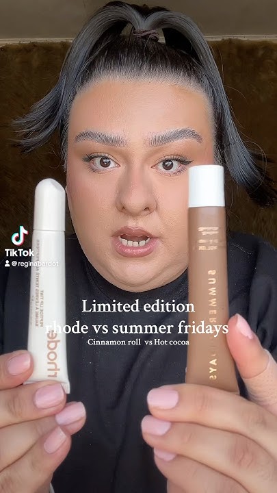 Rhode vs Summer Fridays limited edition cinnamon roll vs hot cocoa ...