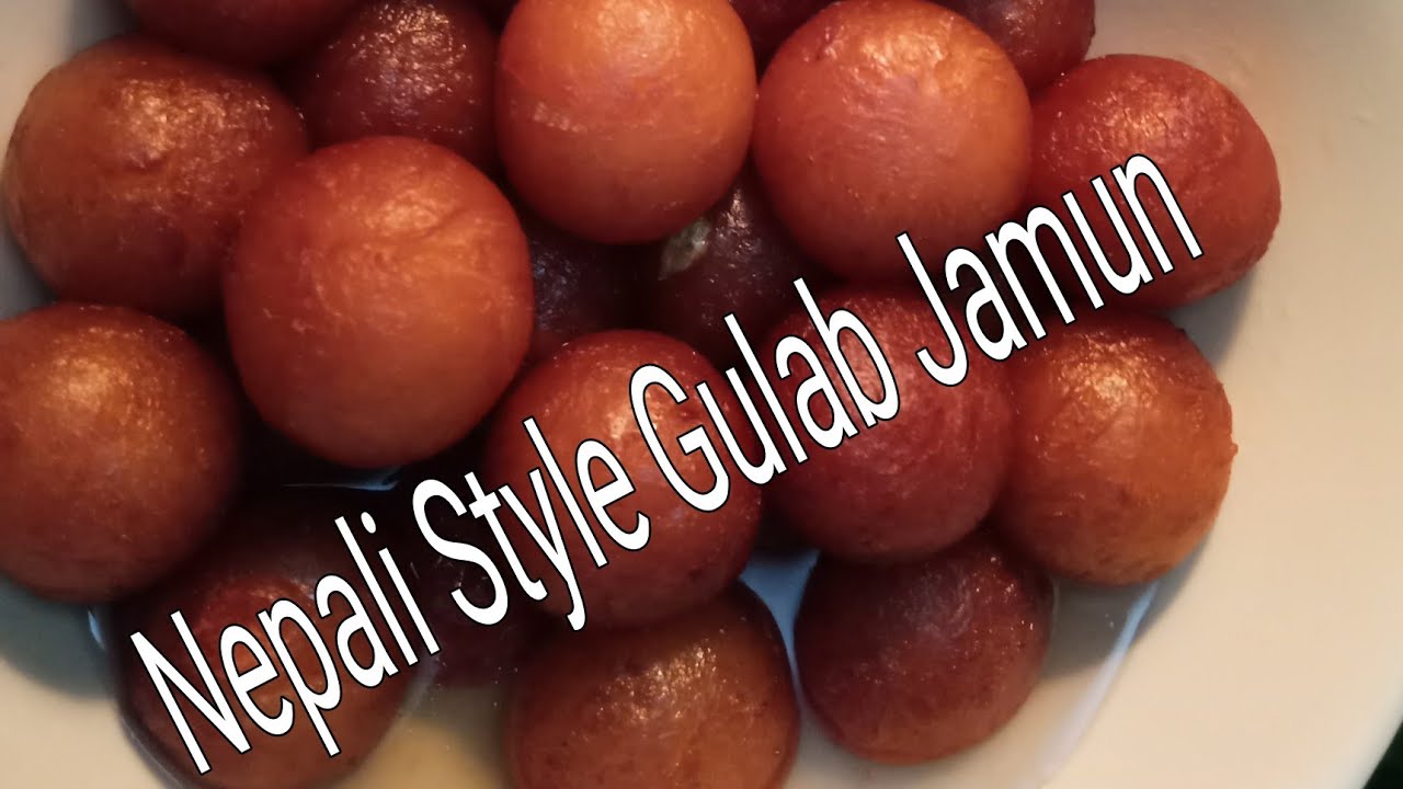 How to make gulab jamun/nepali style - YouTube