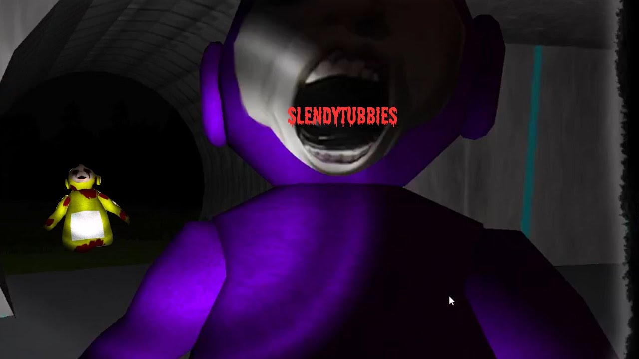 This old horror game is funny and scary at the same time (Slendytubbies ...