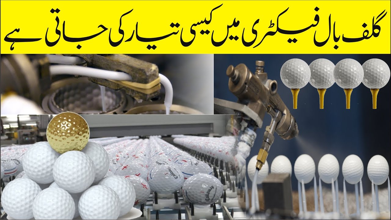 How to Golf Balls Manufacturing Process in Factory || Machine Power ...