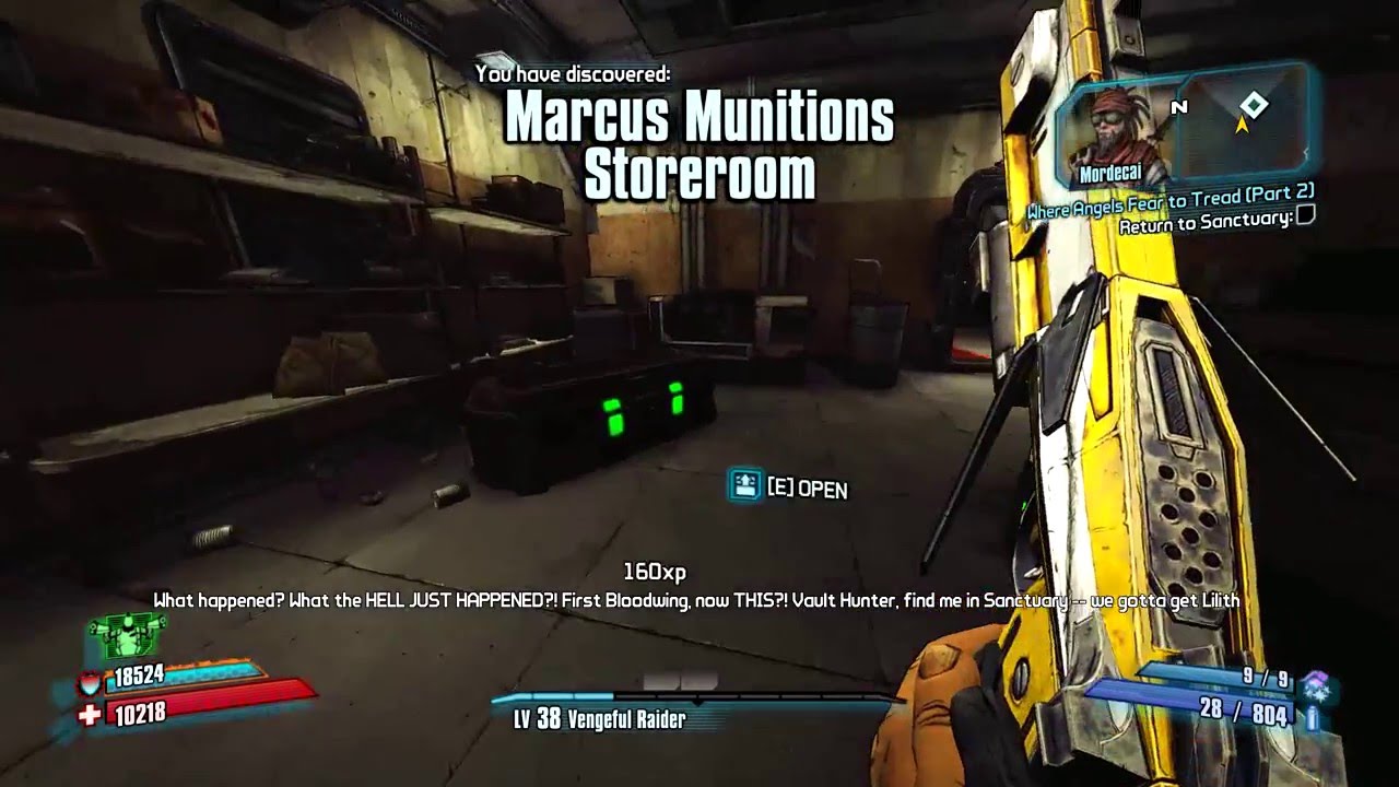 Borderlands 2 - Marcus Munitions Storeroom (1080p) - YouTube