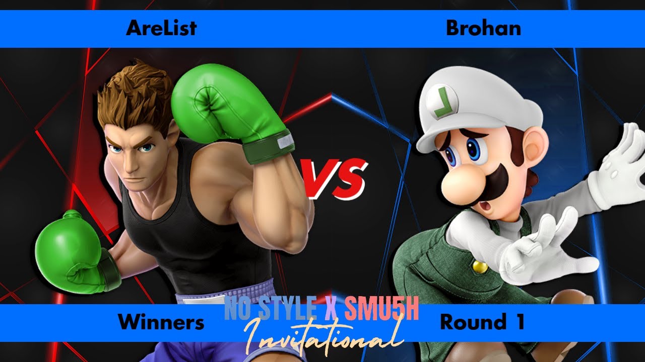 No Style X SmU5h - AreList (Little Mac) vs Brohan (Luigi) - Ultimate ...