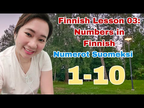 Finnish lesson 03: Numbers in finnish 1-10 | Numerot Suomeksi ...