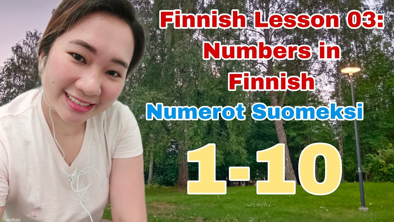 Finnish lesson 03: Numbers in finnish 1-10 | Numerot Suomeksi ...