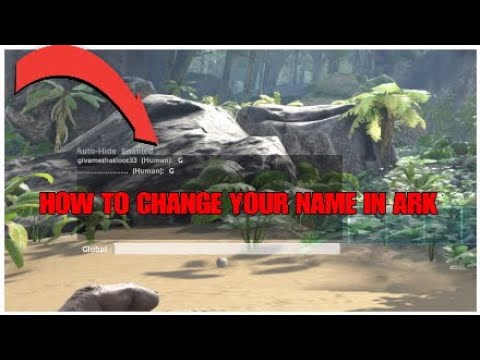 Ark | HOW TO CHANGE YOUR NAME IN ARK | PS4 XBOX PC | GLITCH - YouTube