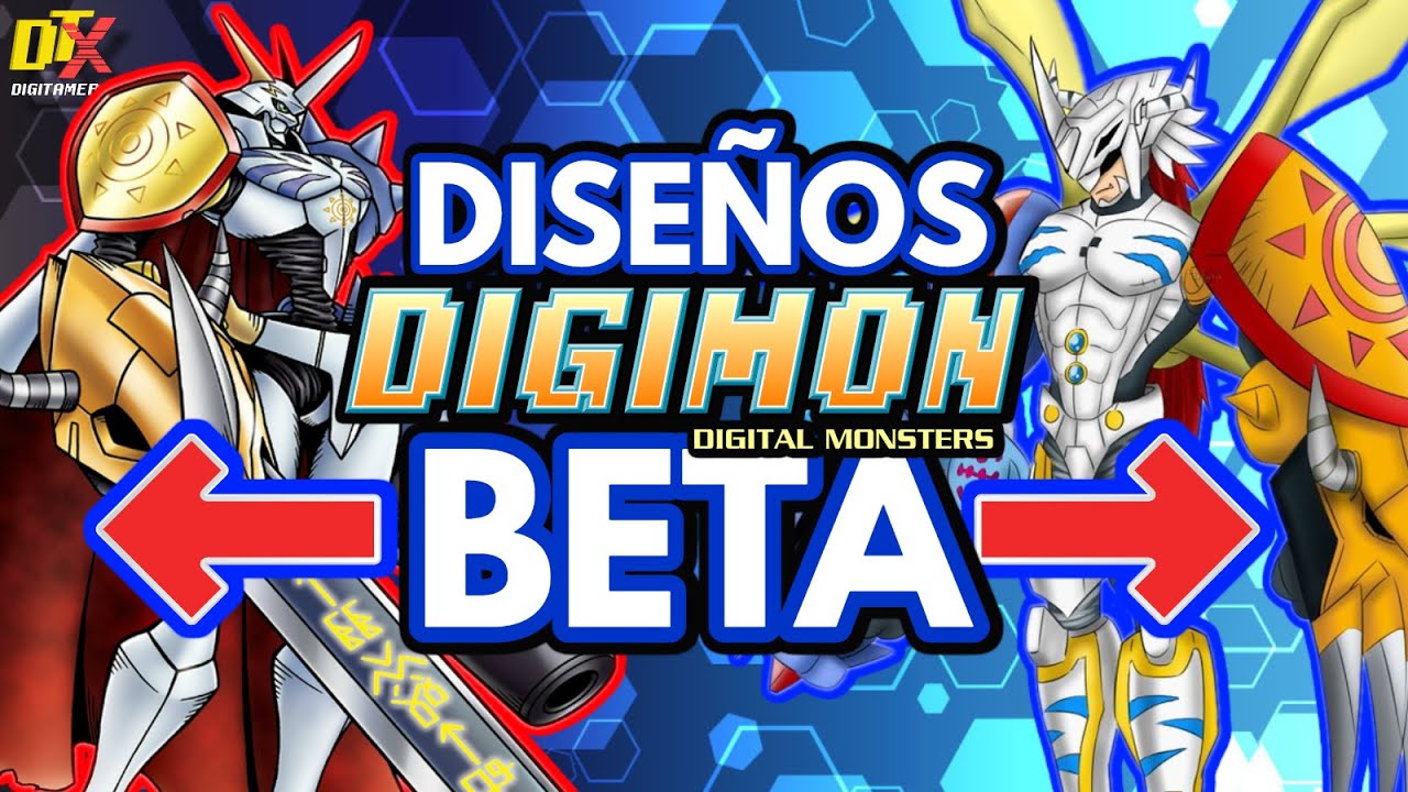 CURIOSIDADES DIGIMON - LOS DISEÑOS BETA Y PRELIMINARES DE DIGIMON - YouTube