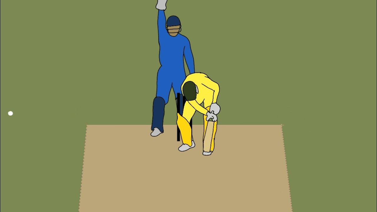 Animation Cricket:: who is the bowler and fielder ?? #animationcricket ...