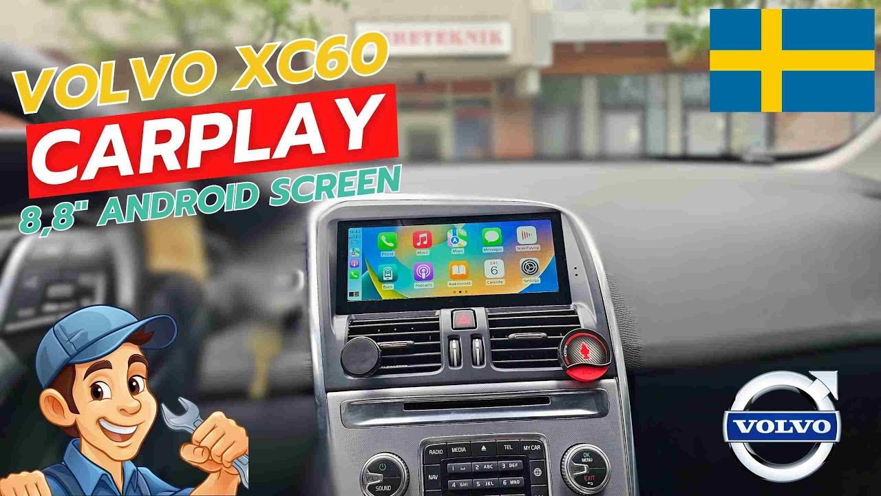 Volvo Xc 60 Apple Carplay Android Screen Upgrade For all models - YouTube