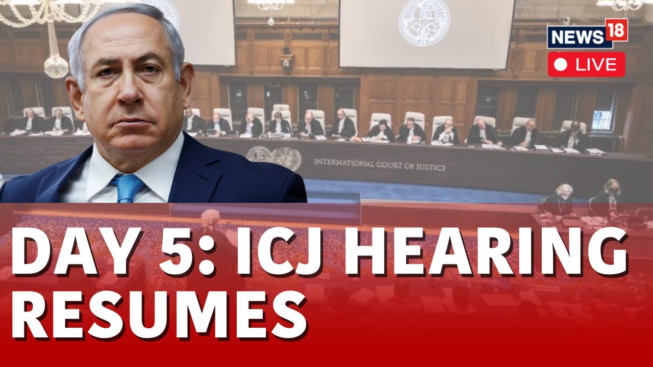 ICJ Hearing LIVE Day 5 | ICJ On Israel Palestine Conflict LIVE Updates ...