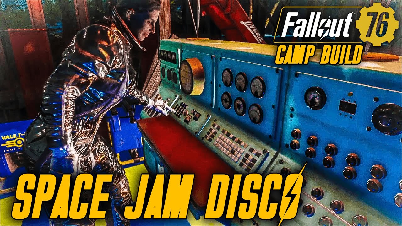 SPACE JAM DISCO | Fallout 76 Camp Building - YouTube