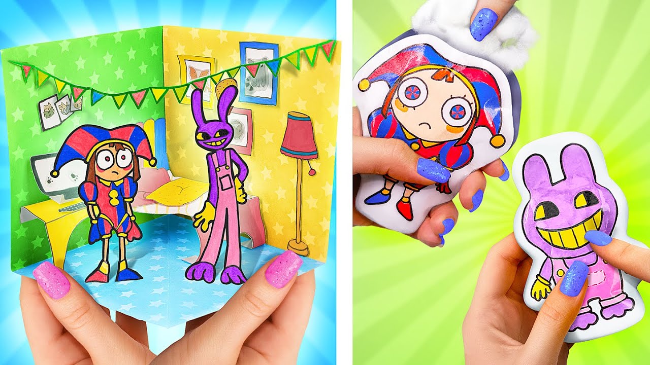 The Digital Circus / Paper craft / Easy craft ideas - YouTube