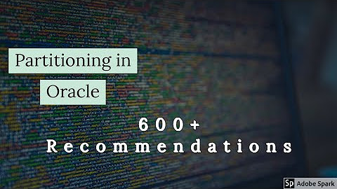 Partitioning in Oracle - YouTube