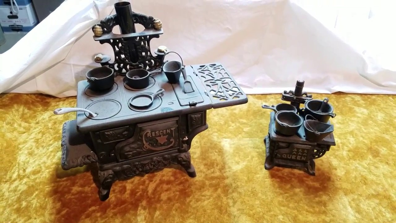 Cast Iron Mini Stove Toys - YouTube