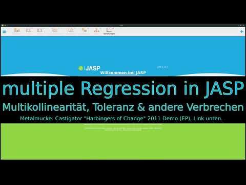 14a. Tatoos machen depressiv - multiple Regression in JASP - YouTube