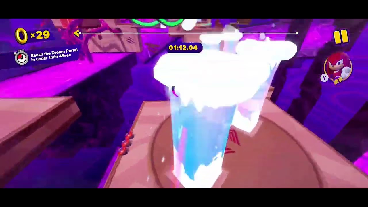 Sonic Dream Team - Nightmare Maze Act 3 Speedrun (Knuckles) 1"03 - YouTube