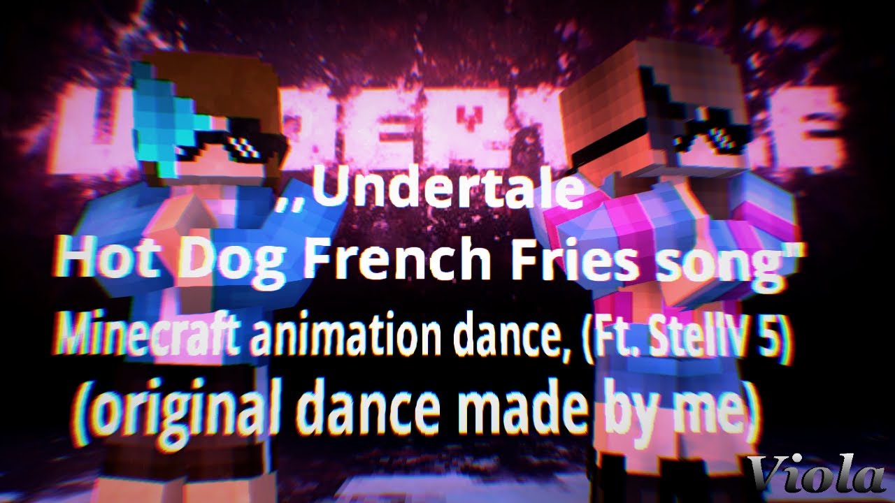 ,,Undertale - Hot Dog French Fries" Minecraft animation dance,Ft ...