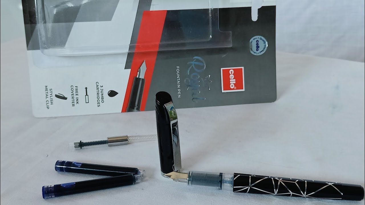 cello fountain pen 🤩 सेलो फाउंटेन पेन रॉयल Only💯 RS 🔥 - YouTube