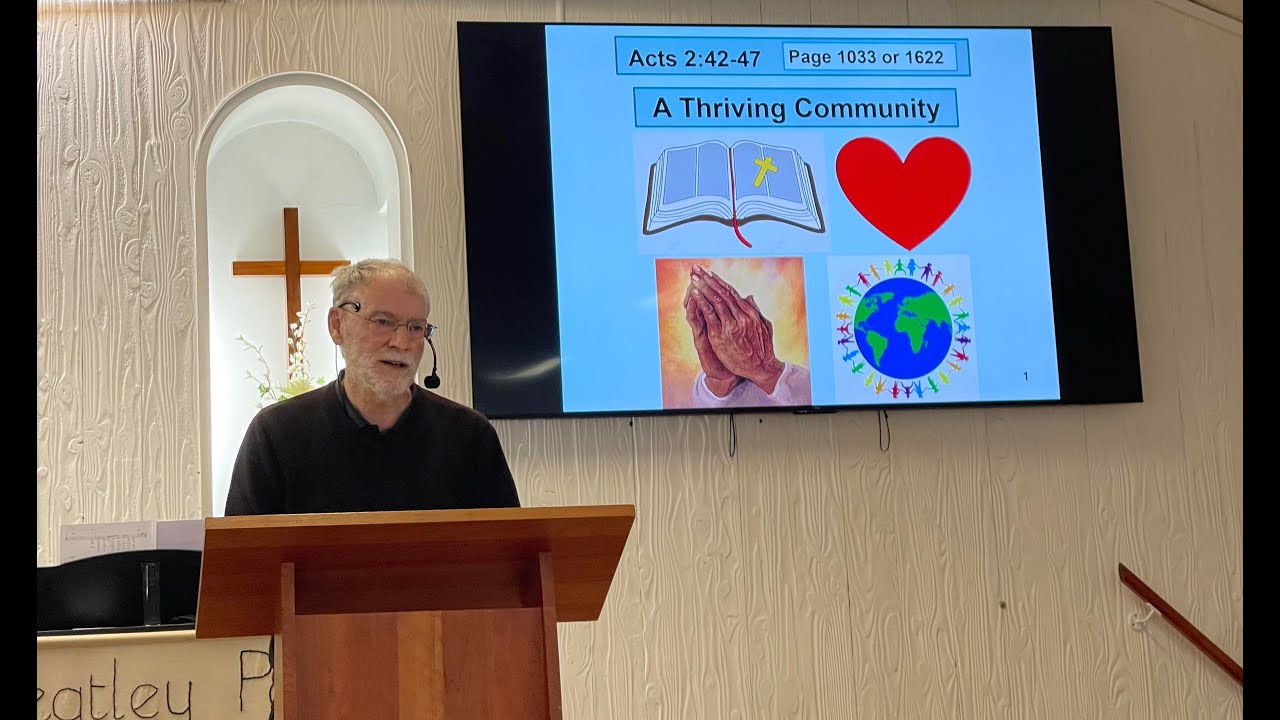 The Fellowship of the believers - A thriving community | Acts 2:42-47 ...