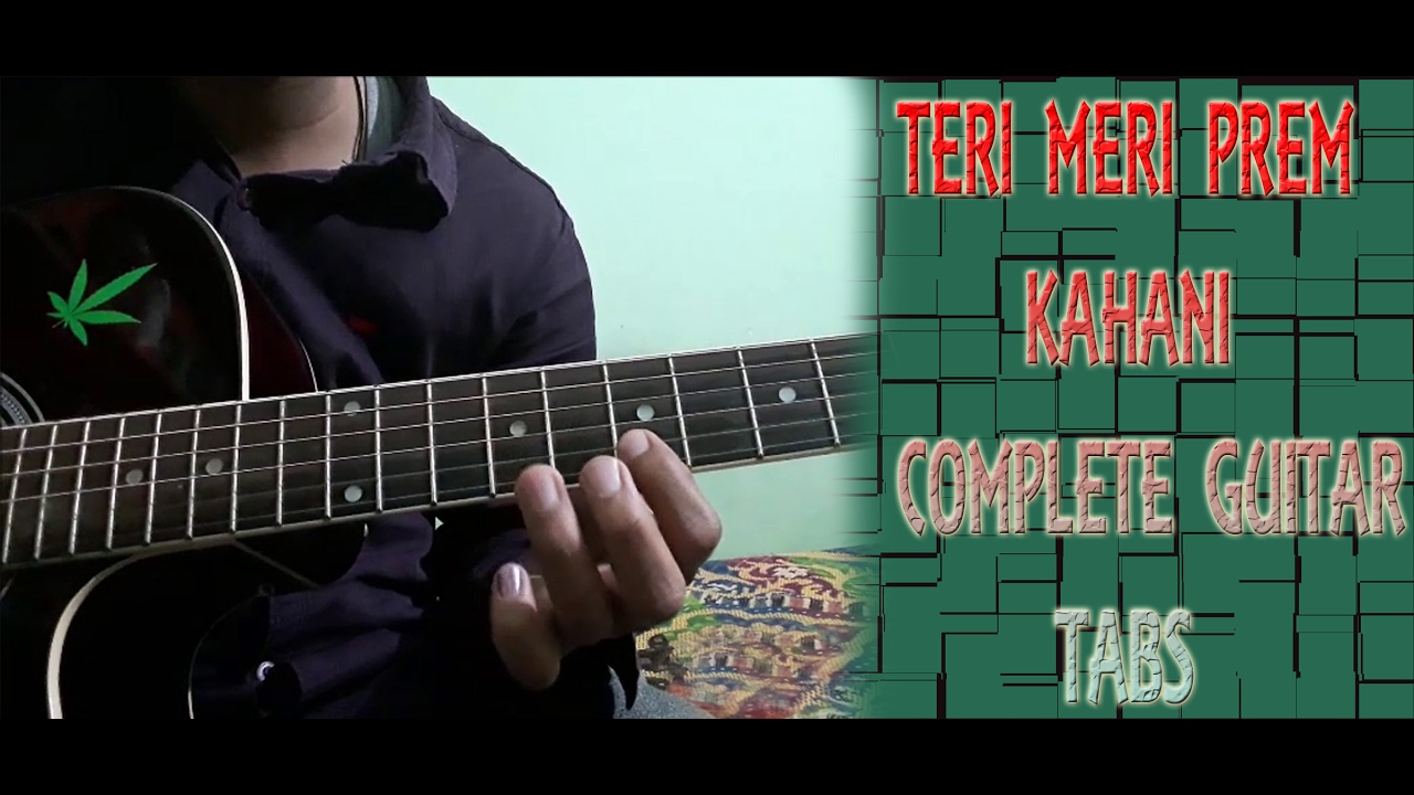 TERI MERI PREM KAHANI-Bodyguar Easy Guitar Tabs tutorial By Happy - YouTube