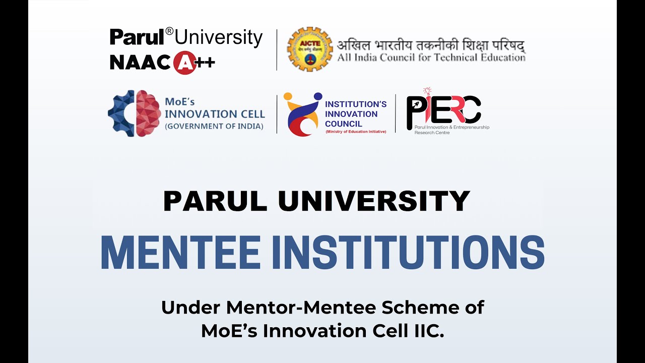 MoE’s Innovation Cell, AICTE Mentor-Mentee Program for 5 IIC ...
