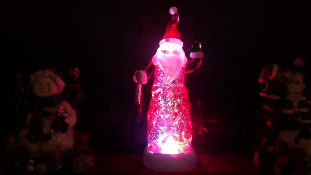 Glowing Santa! - YouTube