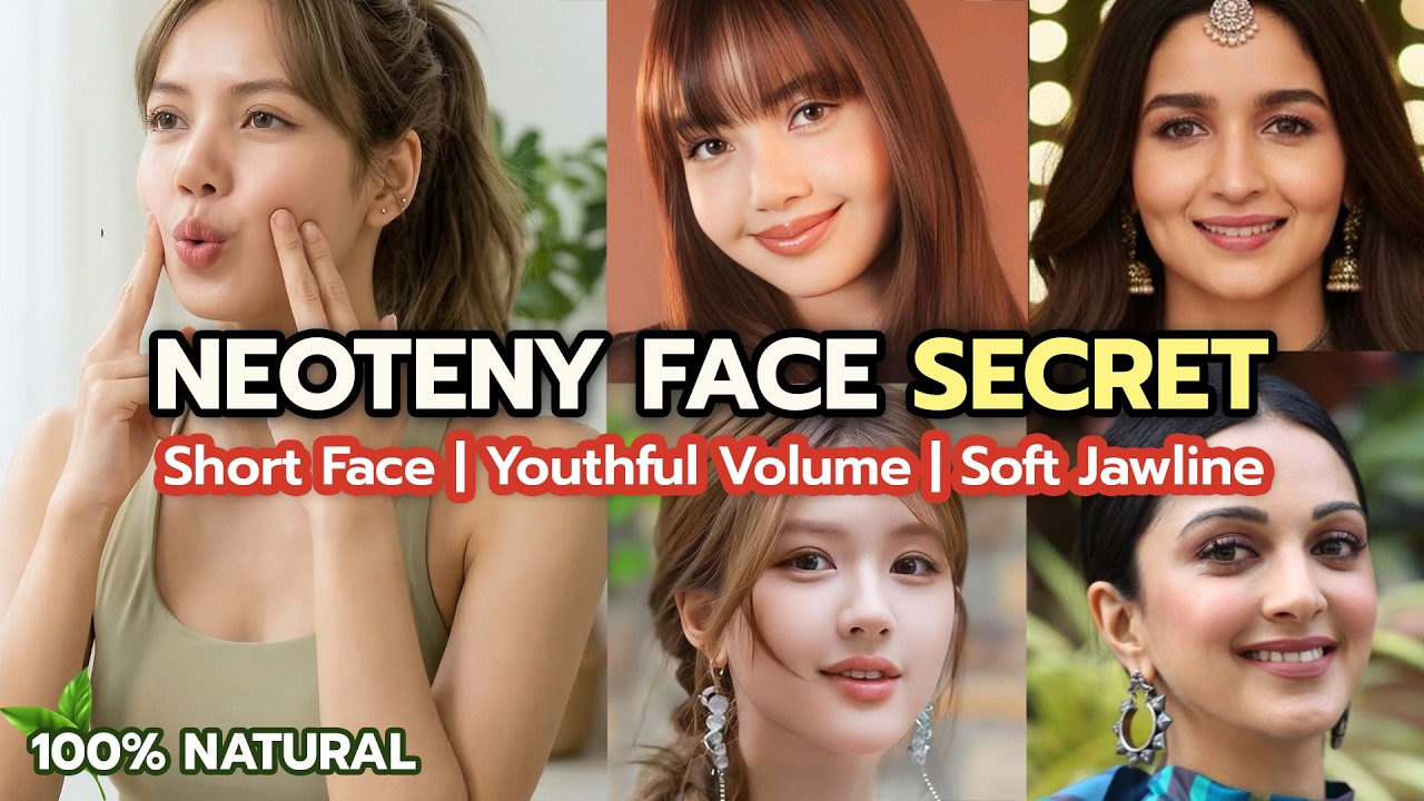 Get a Neoteny Face : Mid-Face Lift, Plump Cheeks & Soft Jawline (No ...