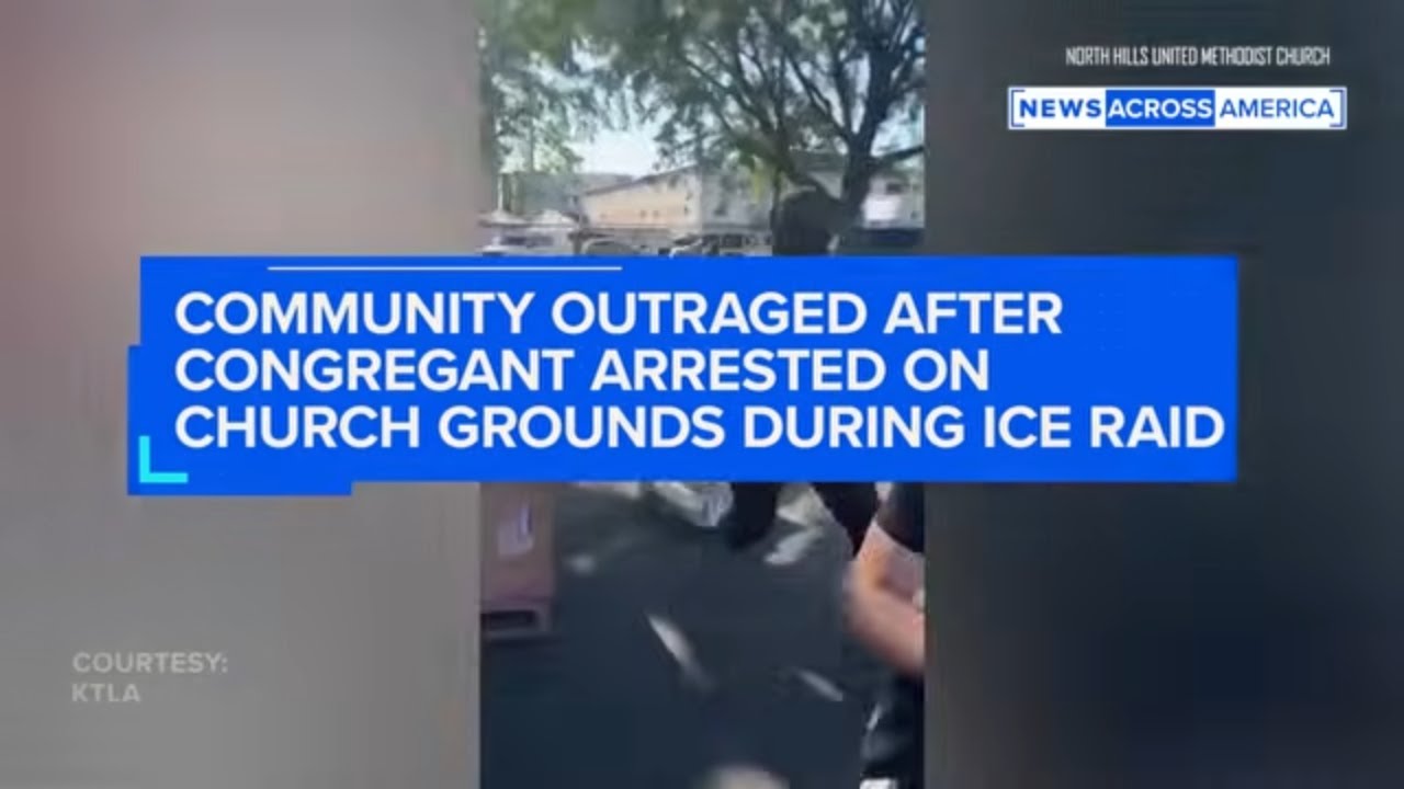 Community outraged after congregant arrested on church grounds during ...
