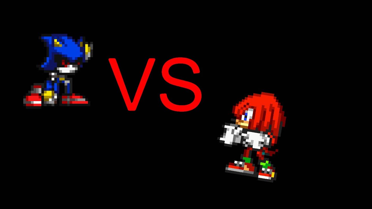 Knuckles vs metal sonic - YouTube