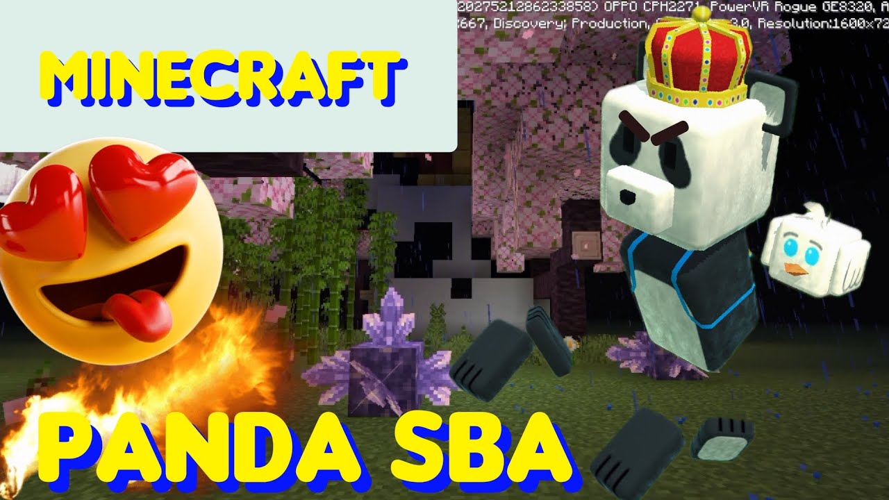 How to build panda SBA in Minecraft | super bear adventure - YouTube