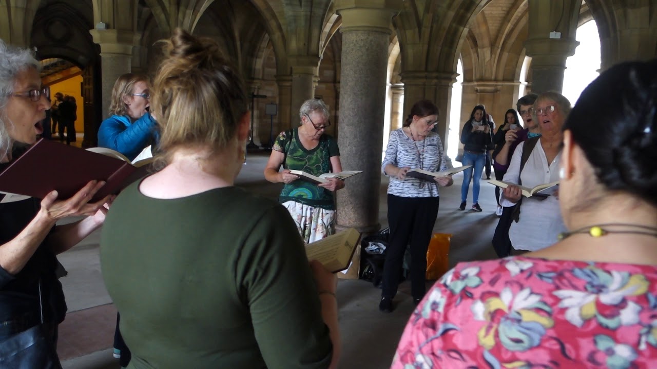 178 Africa, led by Ruth Holman in the cloisters of Glasgow University ...