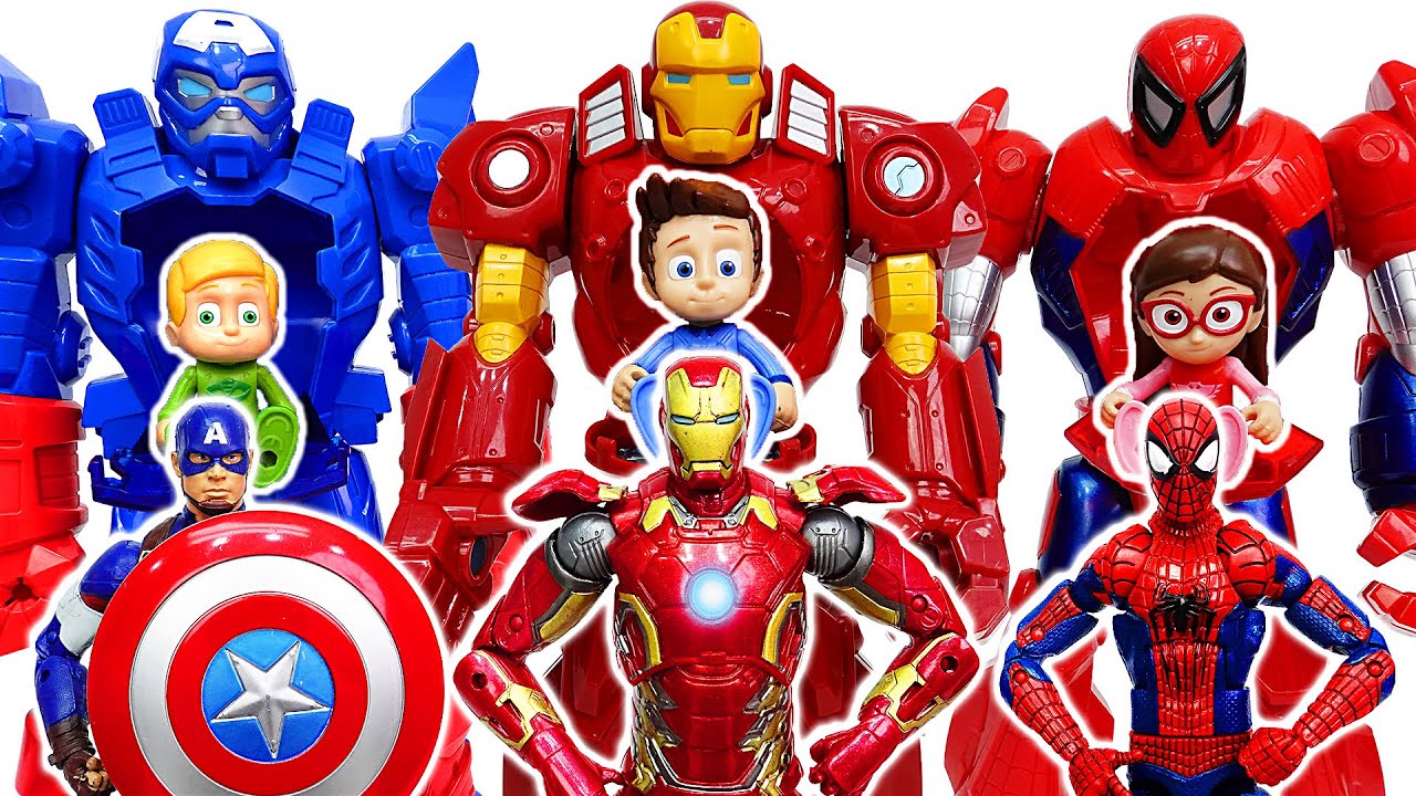 PJ Masks! Let's Help Avengers With Avengers Mech Armor Suit! #ToyMartTV ...