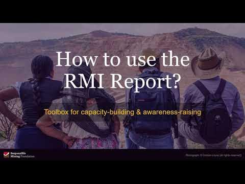 How to use the RMI Report 2022? (user guide/tutorial) - YouTube