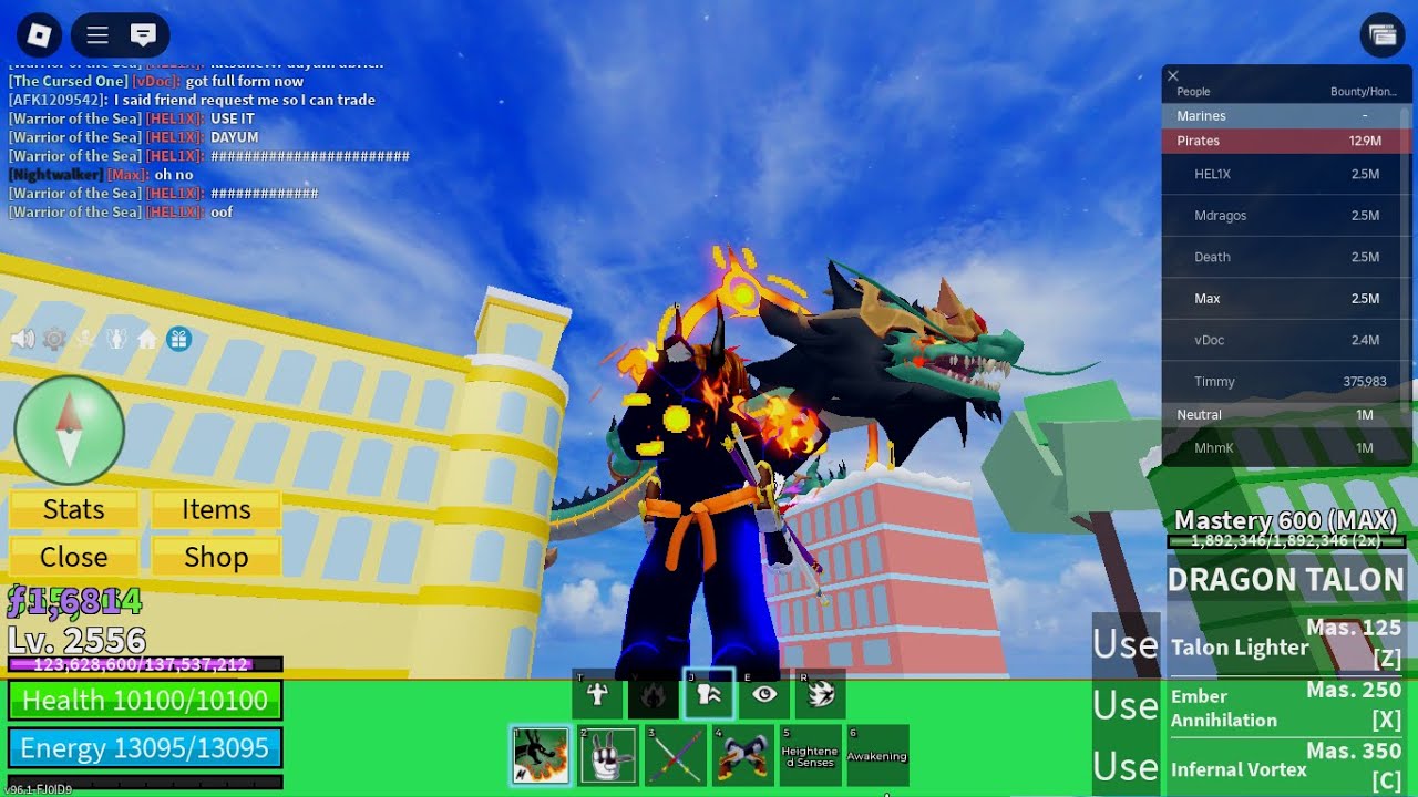 SHOWCASING THE NEW BLOX FRUITS GUN REWORKS | BLOX FRUITS DRAGON REWORK ...