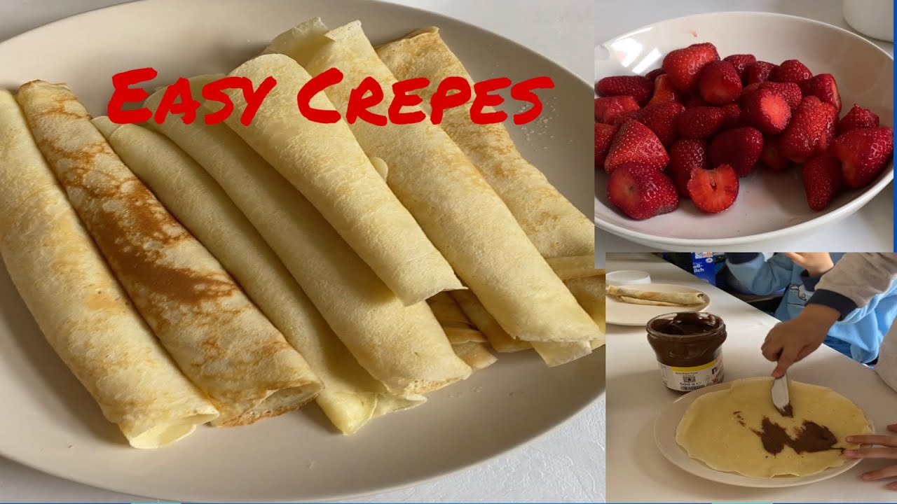 Crepes for Breakfast / Fast,Easy & Yummy for Kids / Apa - YouTube