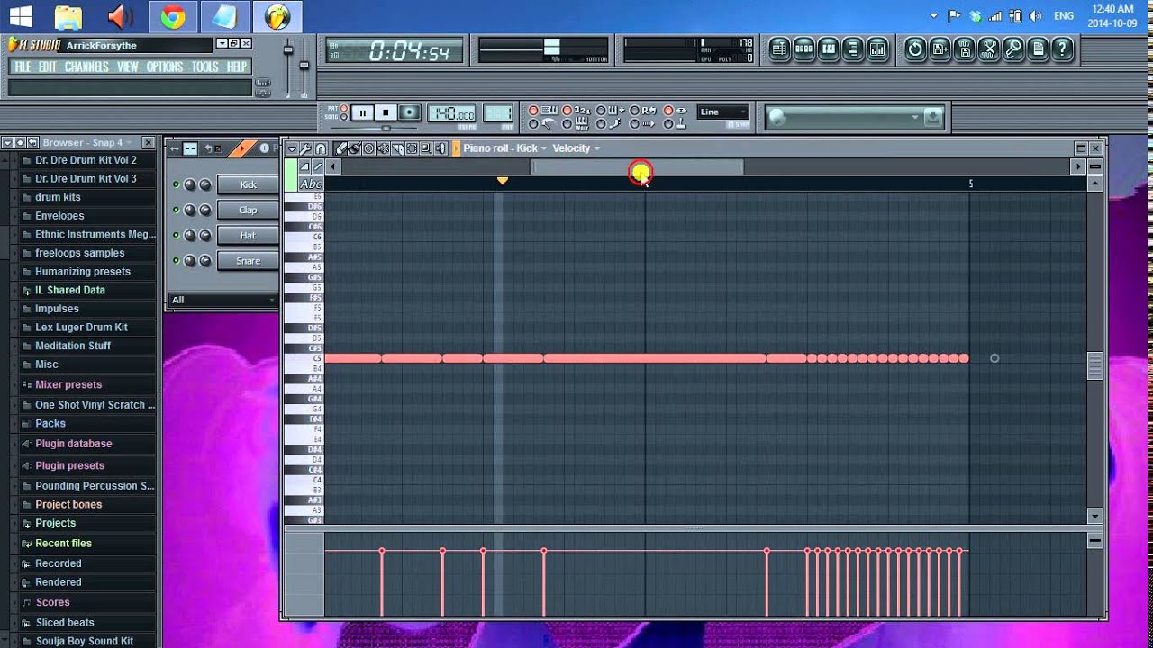FL studio - score feature - YouTube