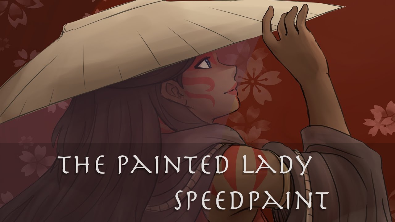 The Painted Lady - Avatar the last airbender speedpaint - YouTube