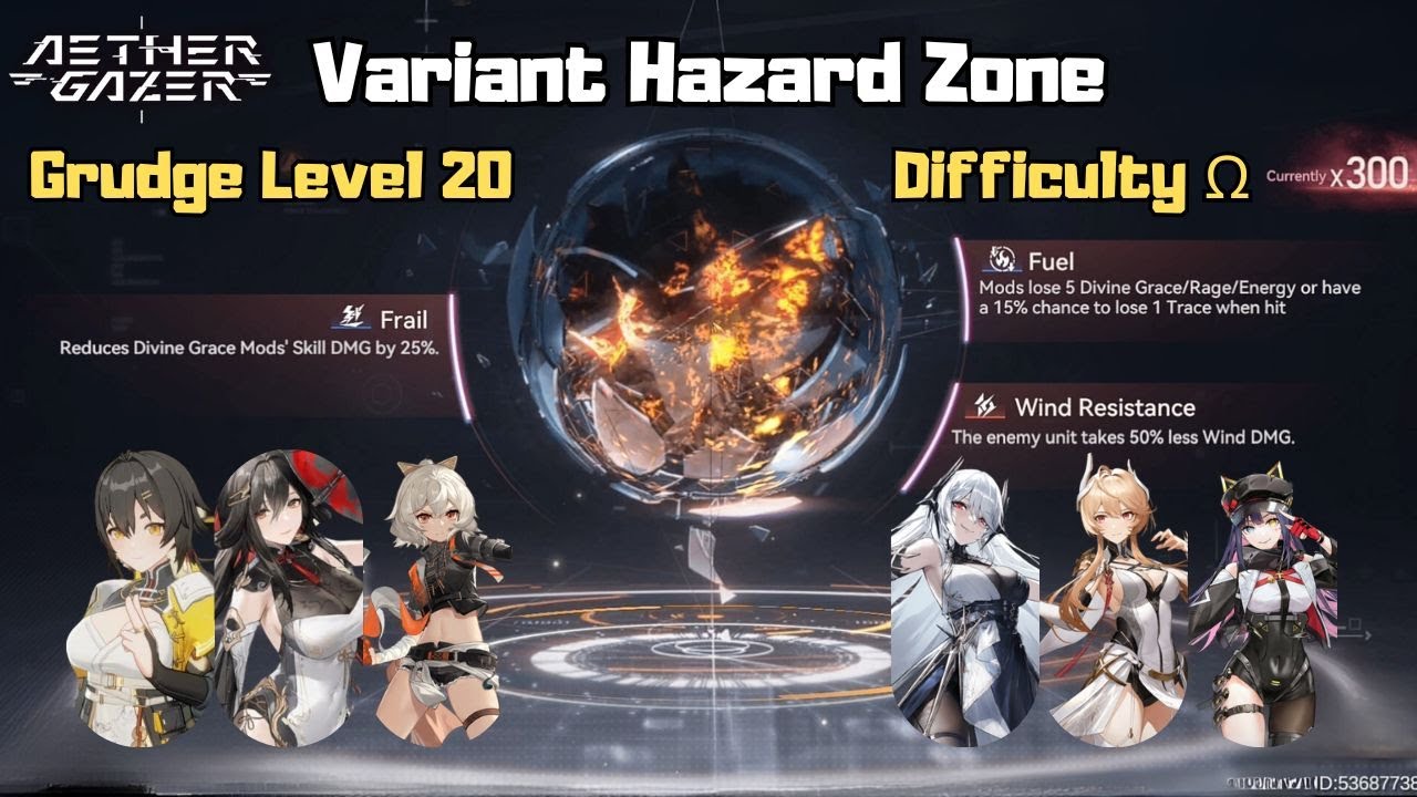 [Aether Gazer] Variant Hazard Zone - Frail, Fuel, and Wind Resistance ...