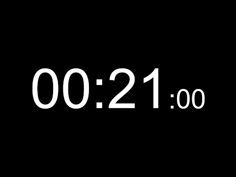 21 Second Timer (Sound Alert, Millisecond) | 21 Saniye Sayaç (Sesli Uyarı, Salise)