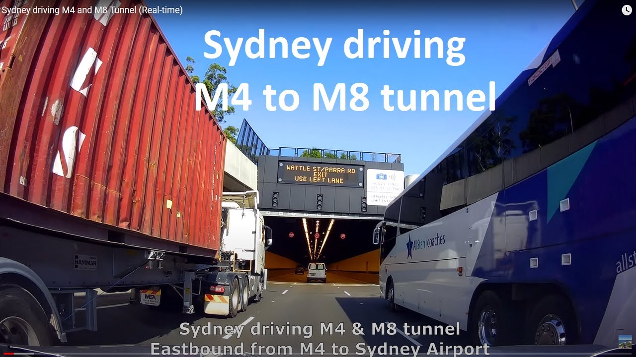 Relaxing real-time driving through Sydney’s M4 WestConnex and the new ...