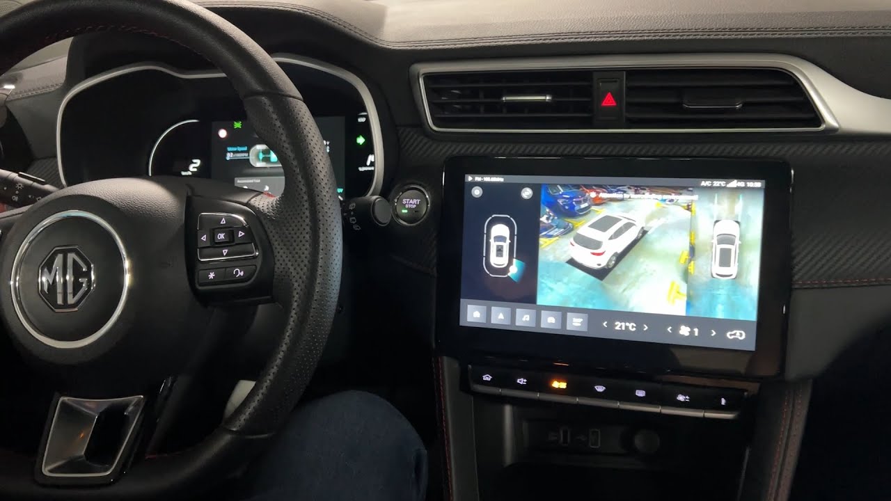 MG ZS EV 2022 - cool 360 Surround VIEW camera (3D animation) - YouTube