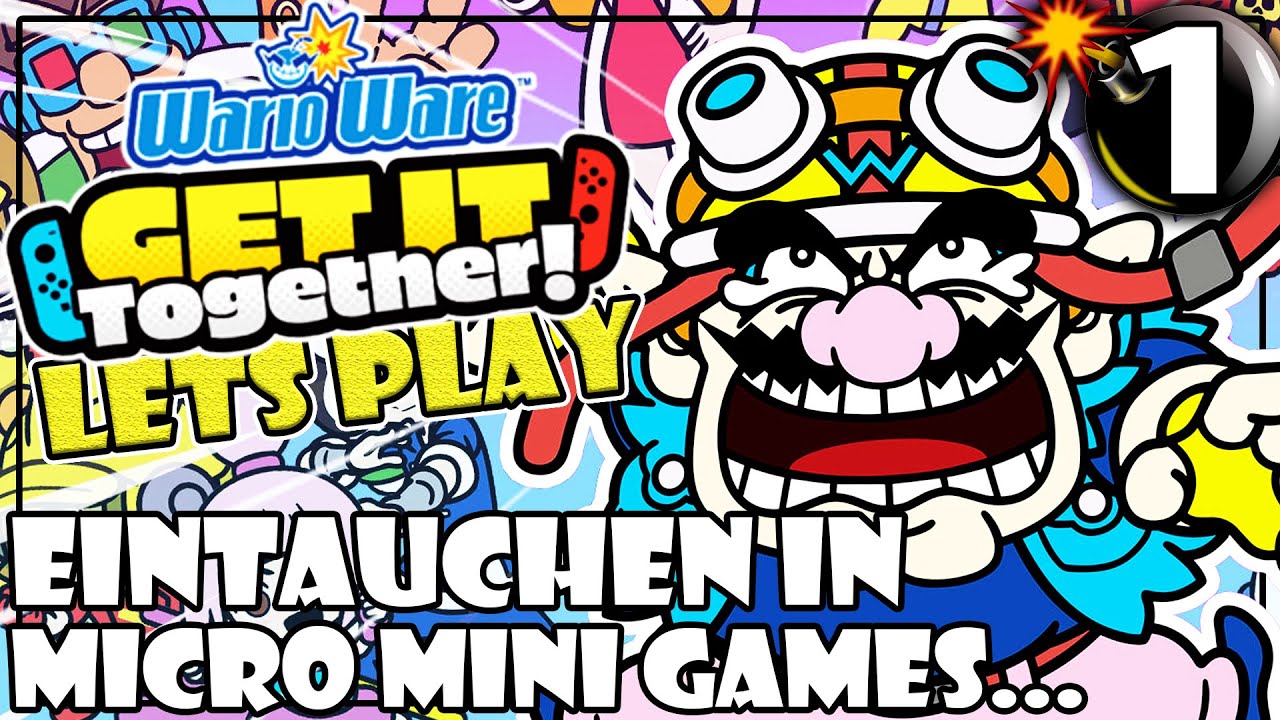 EINTAUCHEN in MICRO MINI GAMES.. - Lets Play WarioWare: Get it Together ...