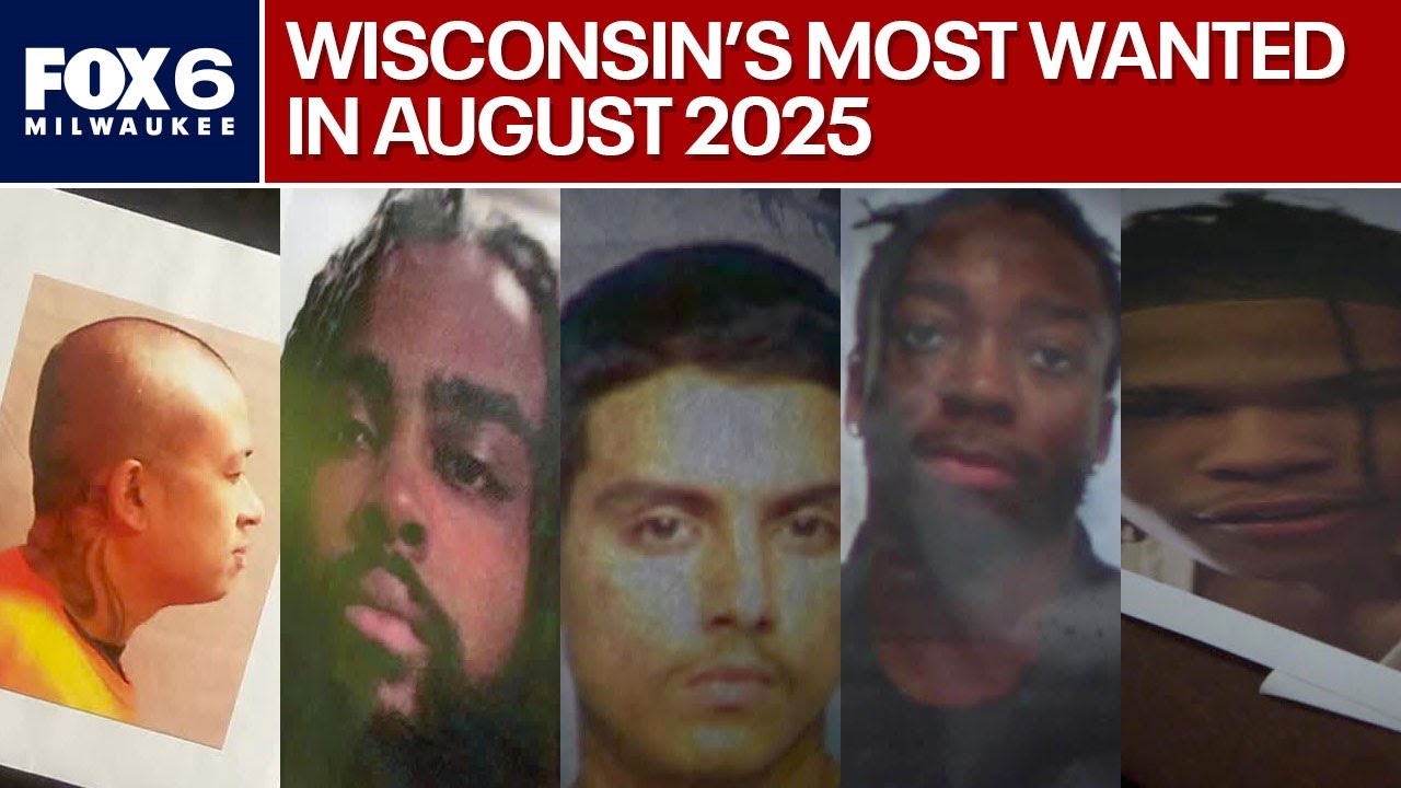 Wisconsin's Most Wanted for August 2025 | FOX6 News Milwaukee - YouTube