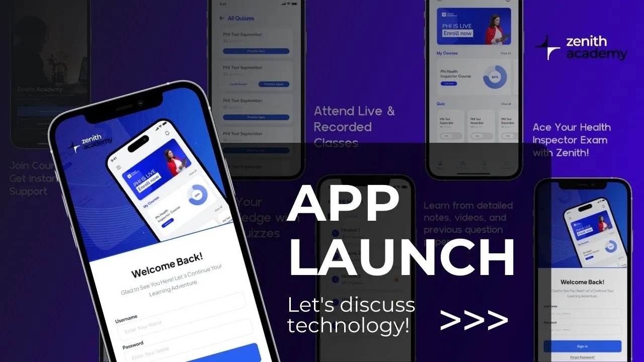 Zenith Academy App launch & Demo 2K25 - YouTube