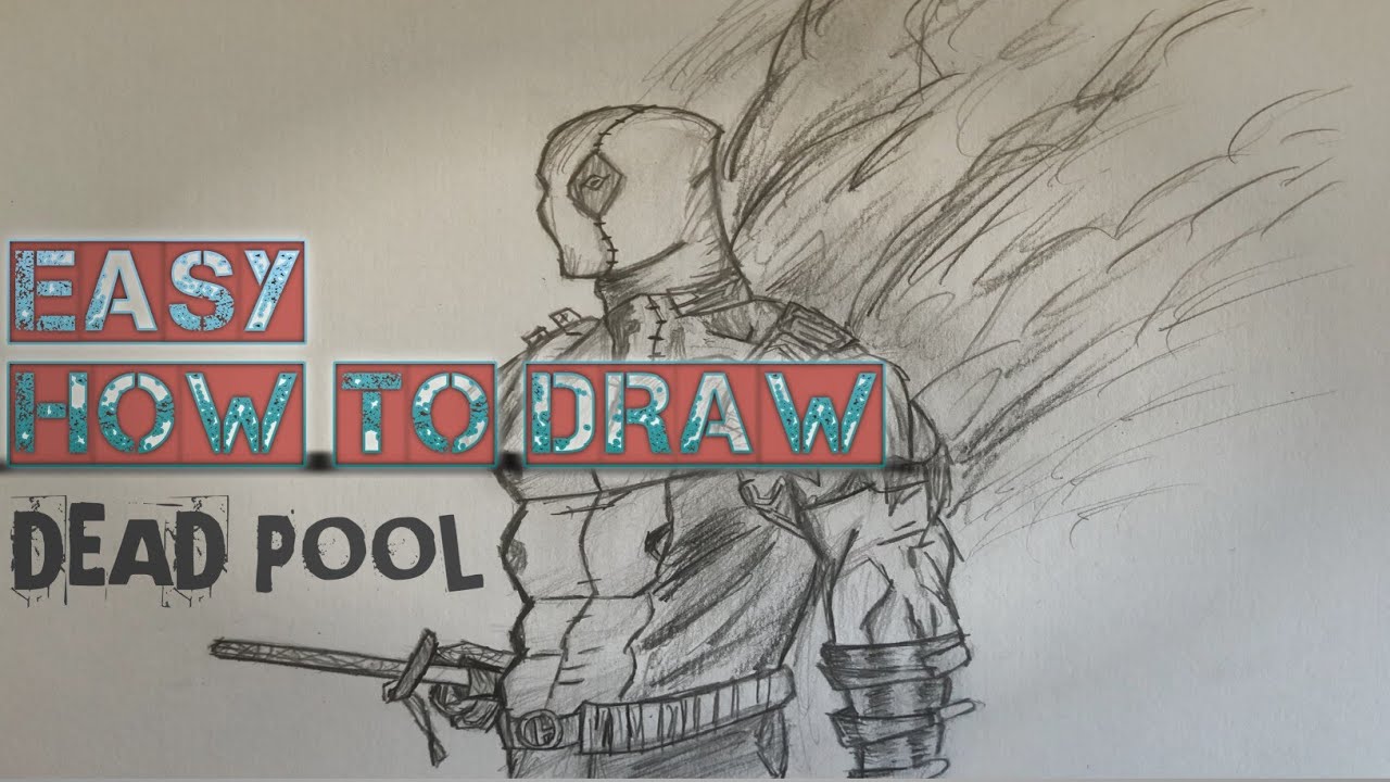Easy how to draw Dead pool | D-BOY ART | Timelapse - YouTube