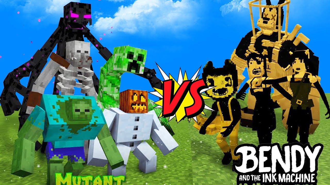 МУТАНТЫ ПРОТИВ БЕНДИ ЧЕРНИЛЬНАЯ МАШИНА MUTANT CREATURES VS BENDY INK ...
