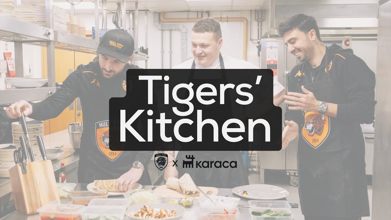 Ozan Tufan and Lewie Coyle Make Kebab Wraps! Tigers Kitchen Season 2 ...