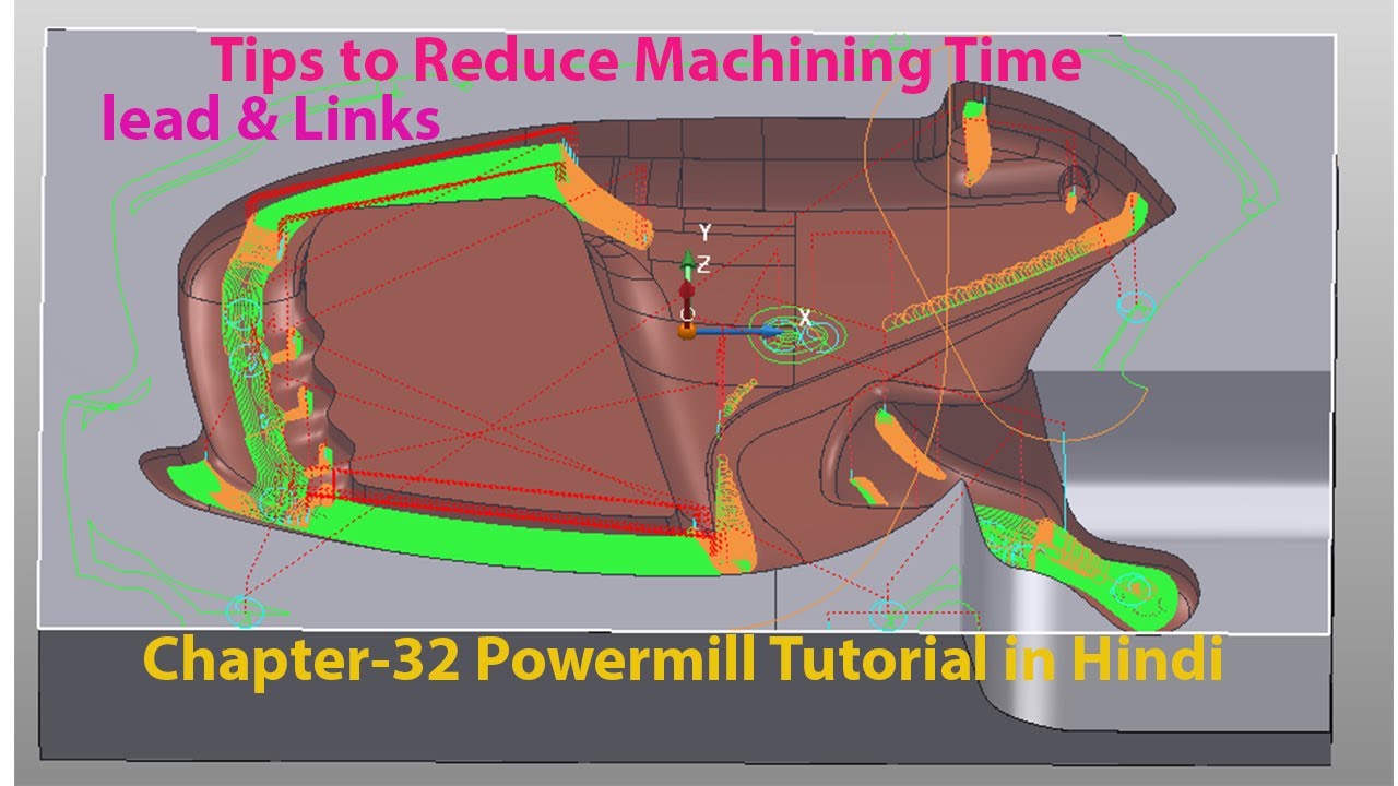 CHAPTER 32- Tips to Reduce Machining Time in Power Mill in 2026 Hindi ...
