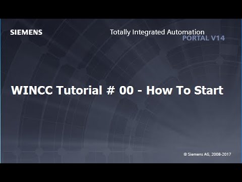 Siemens TIA Portal V14 Wincc Tutorial # 00 - How To Start - YouTube
